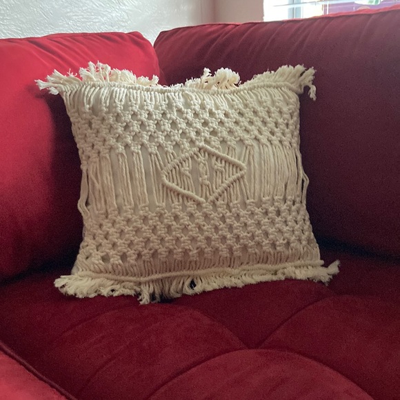 Other | The Cream Colored Cushion Is A Handmade Product Embroidered ...